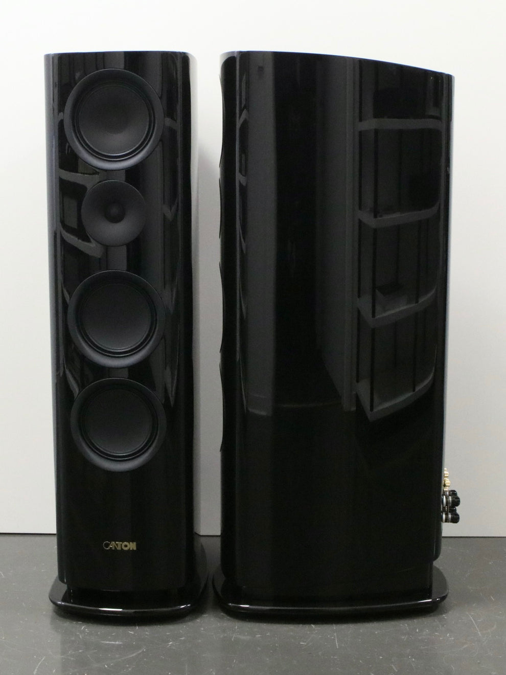Canton Reference 5 schwarz High-End Standlautsprecher – Topas Highfidelity